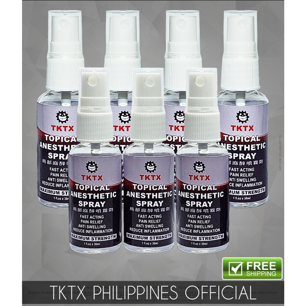 Tktx Topical Anesthetic Spray Numb Spray Original Tktx Spray | Shopee ...