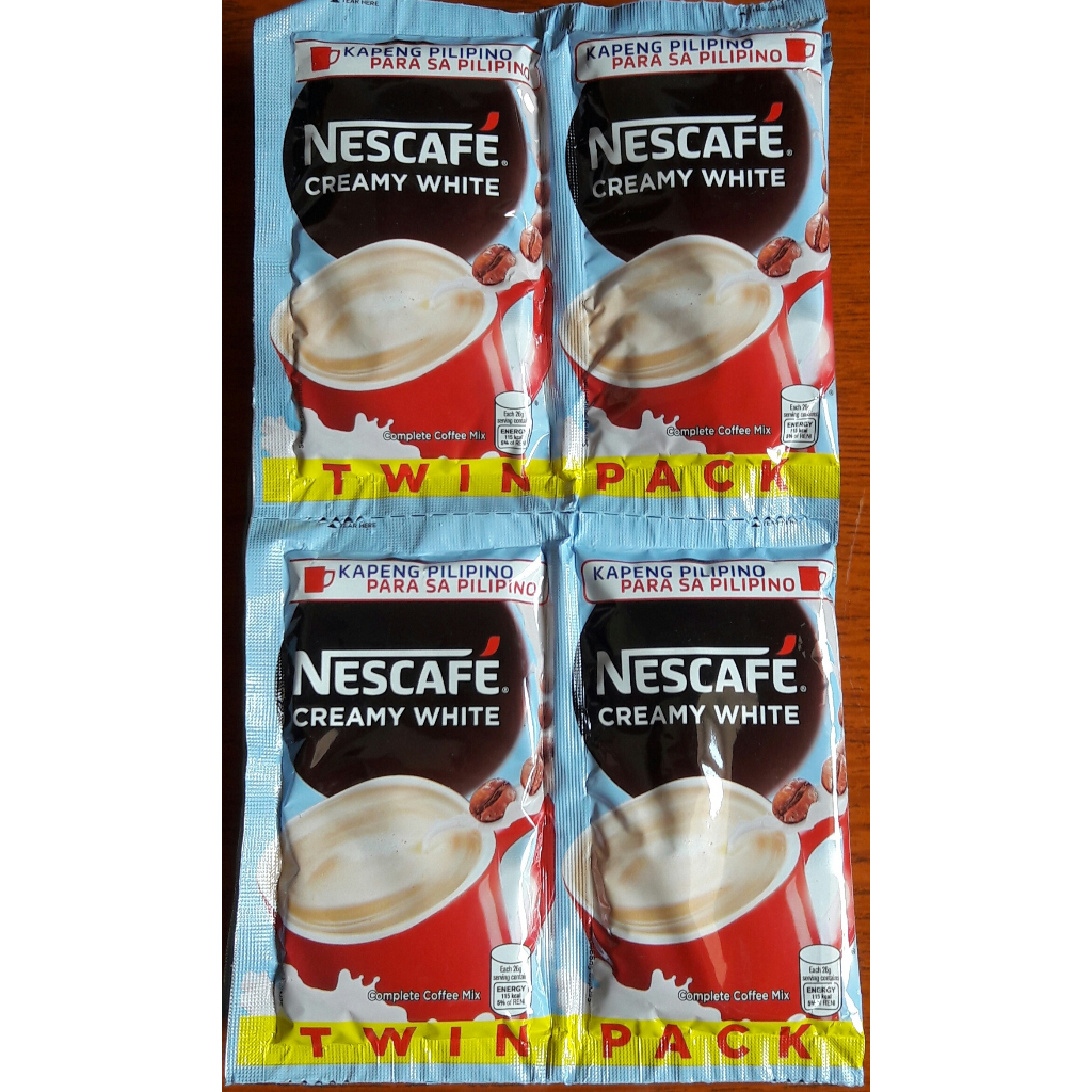 Nescafe Creamy White Coffee Twin Pack (51g x 10) | Shopee Philippines