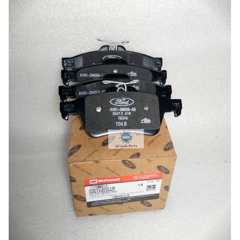 Brake Pad AB3Z2001B for Ford Ranger 2011-2019/ BT-50 2010-2015 | Shopee ...