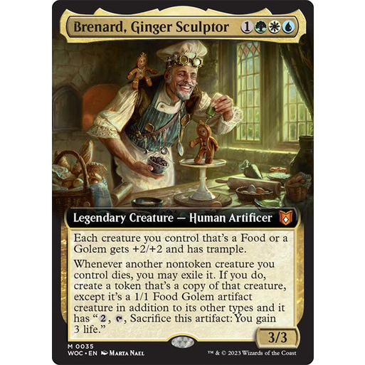 Madgic the Gathering Brenard, Ginger Sculptor Wilds of Eldraine ...