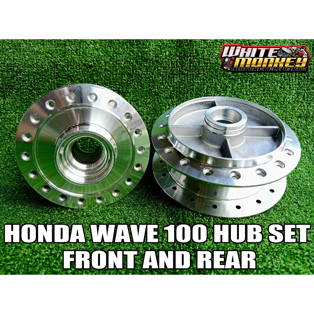 HONDA WAVE 100 FRONT AND REAR HUB SET | Shopee Philippines