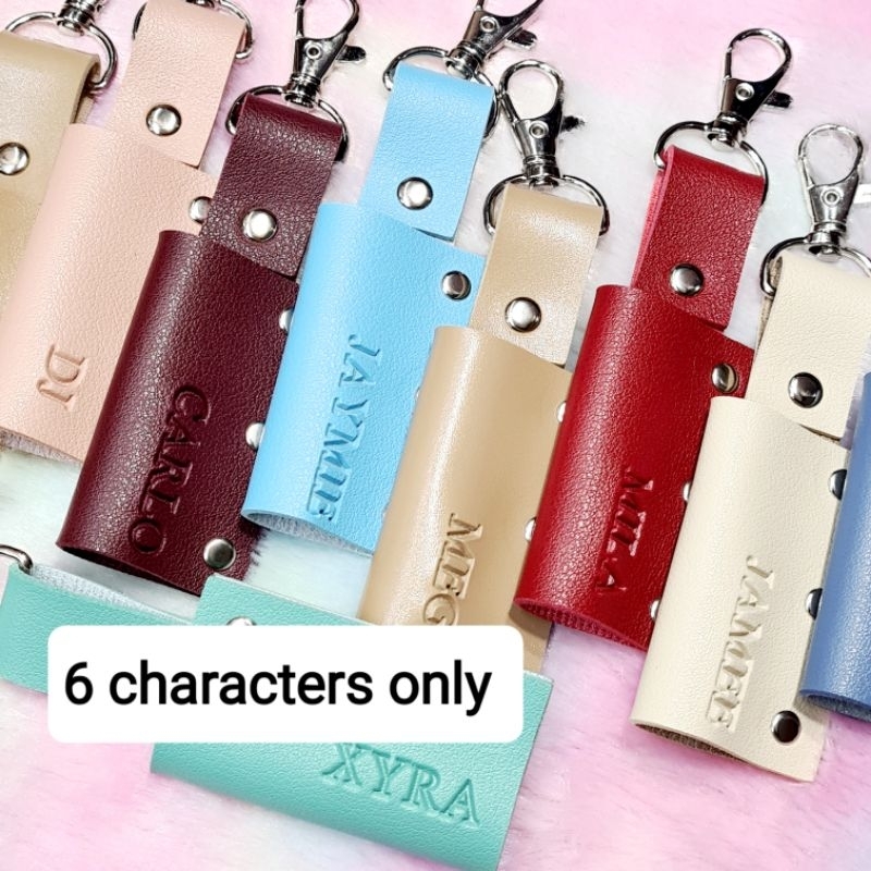 PEN HOLDER KEYCHAIN, PART 1 OF COLORS, Personalized, Faux Leather ...