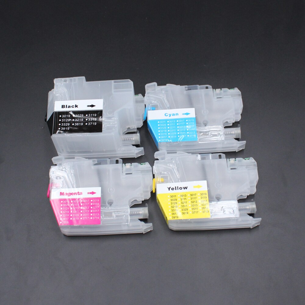 ☢Brother LC3619 LC3617 ink LC3617XL LC3619XL Refillable Ink Cartridge ...