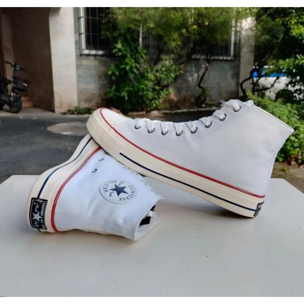 converse high cut shoes 1970s Rubber canvas shoes chuck 70s Ship from ...