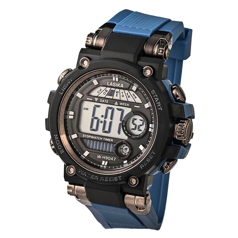 [HS] LASIKA W-H9047 digital sports watch for Men (waterproof) | Shopee ...