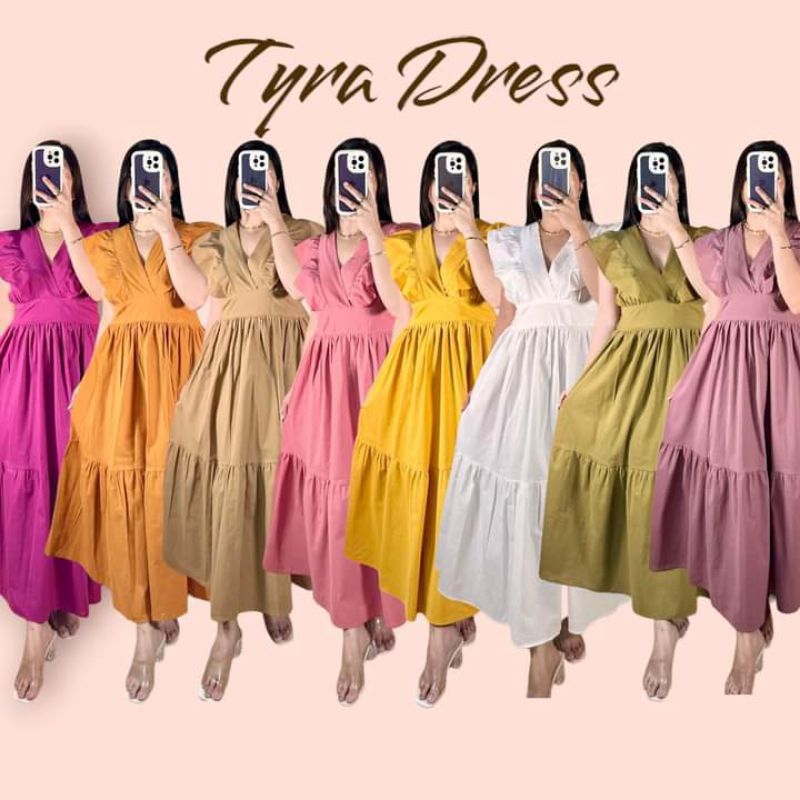 Tyra Dress ( Cotton Lenin Collections) | Shopee Philippines