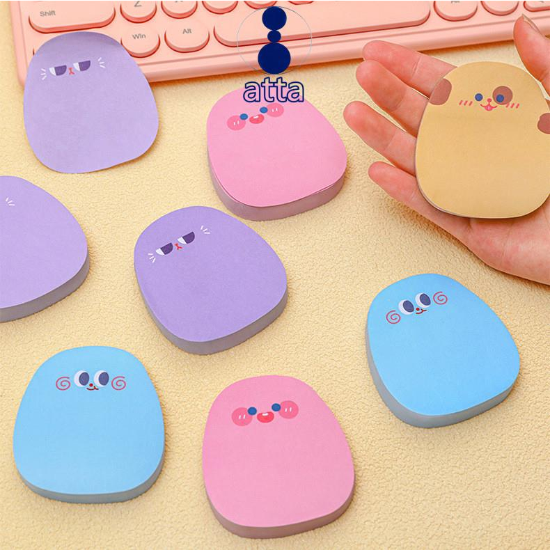 Expression Sticky Notes Egg Shape 5.8*6.5cm 60Sheets Memo Pads School ...