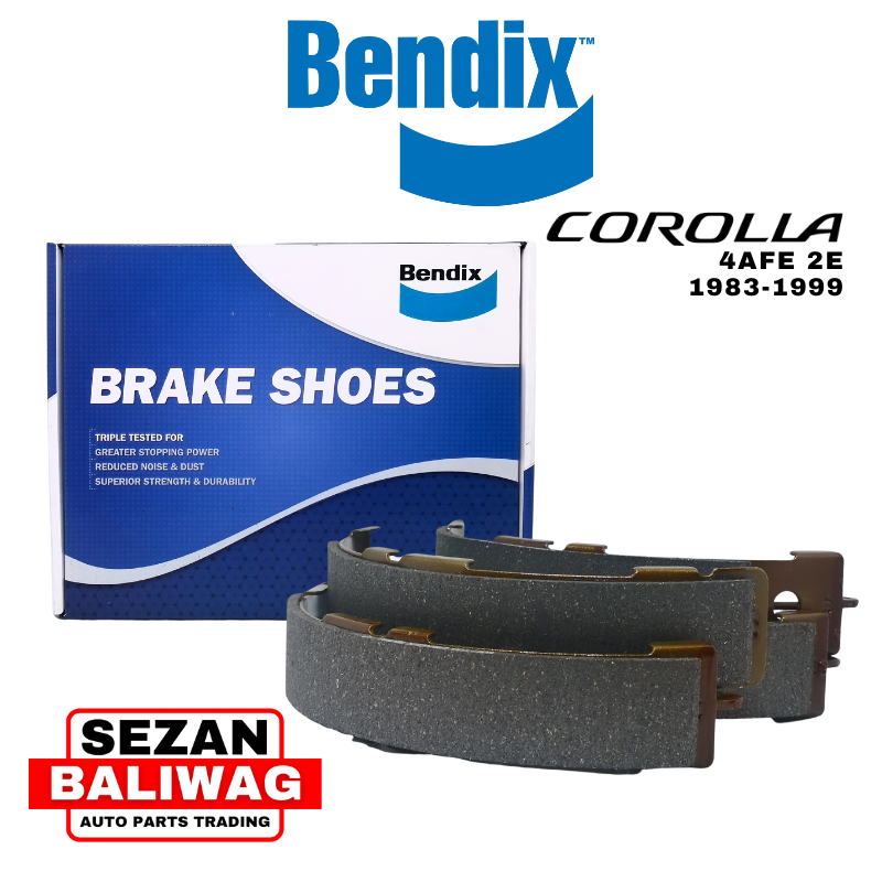 BENDIX BRAKE SHOE TOYOTA COROLLA 1983-2000 DS2311 / BS1704 | Shopee Philippines