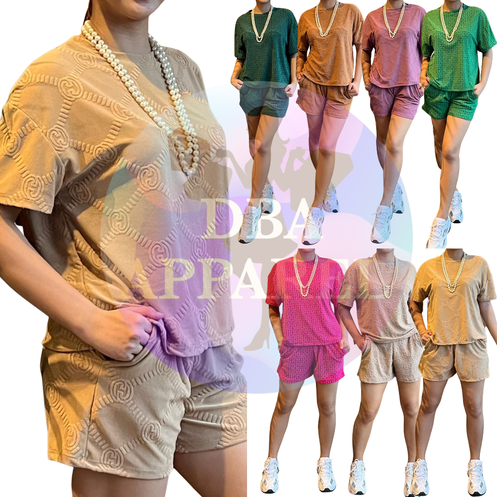 Sofia Plus Size shorts Coordinates Fit L-3XL Body Frame | Shopee ...