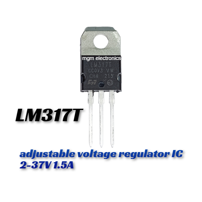 1pc. LM317T 1.5-A, 40-V, adjustable linear voltage regulator IC ...