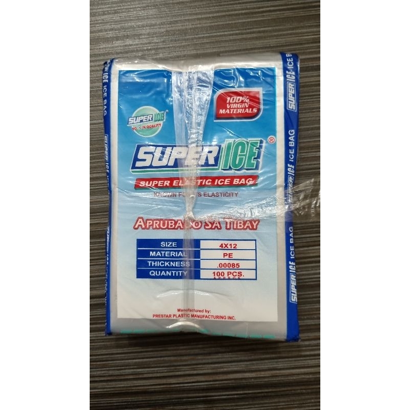 Super Ice 4x12 plastic 100pcs | Shopee Philippines