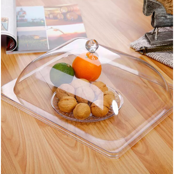 Transparent Food Cover Keeper Dish Insulation Anti-flies Storage ...