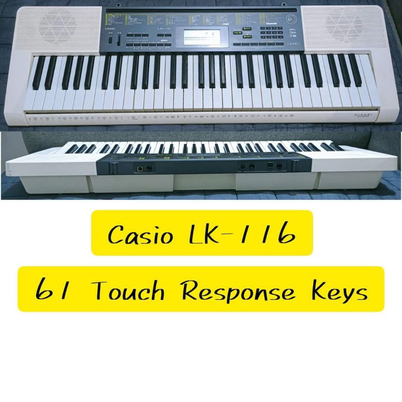 Casio LK-116 (Touch Response) Japan Surplus Keyboard Piano | Shopee Philippines