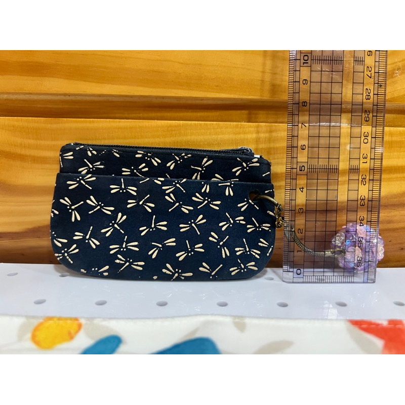 Japanese Inden Ya Kofu Wallet Coin Purse Dragonfly Tonbo Dark Blue from ...