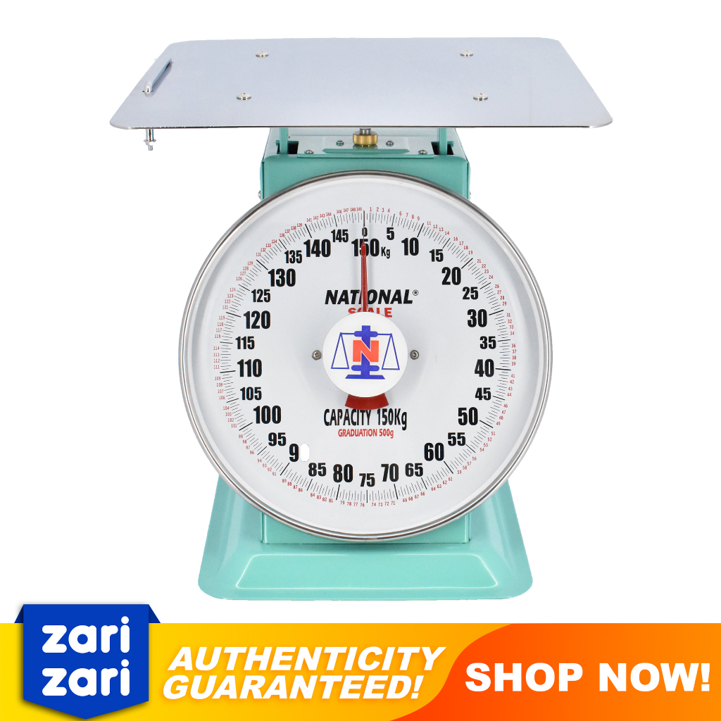 National Scale Brand 150kg Flat Plate Table Scale | Shopee Philippines