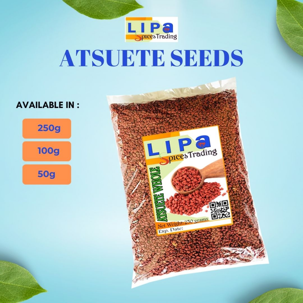 Lipa Spices Trading Atsuete / Annatto Seeds 250 Grams | 100 Grams | 50 ...
