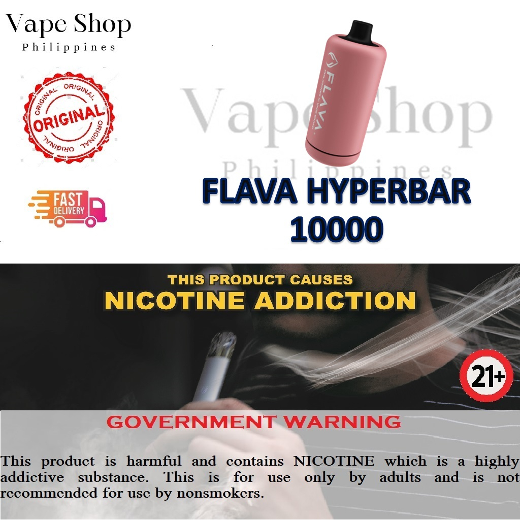 Flava Hyperbar 10000 Disposable Rechargeable | Shopee Philippines