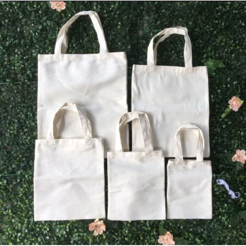 Katsa Tote Bag Canvas Plain (High Quality) Direct Supplier | Shopee ...