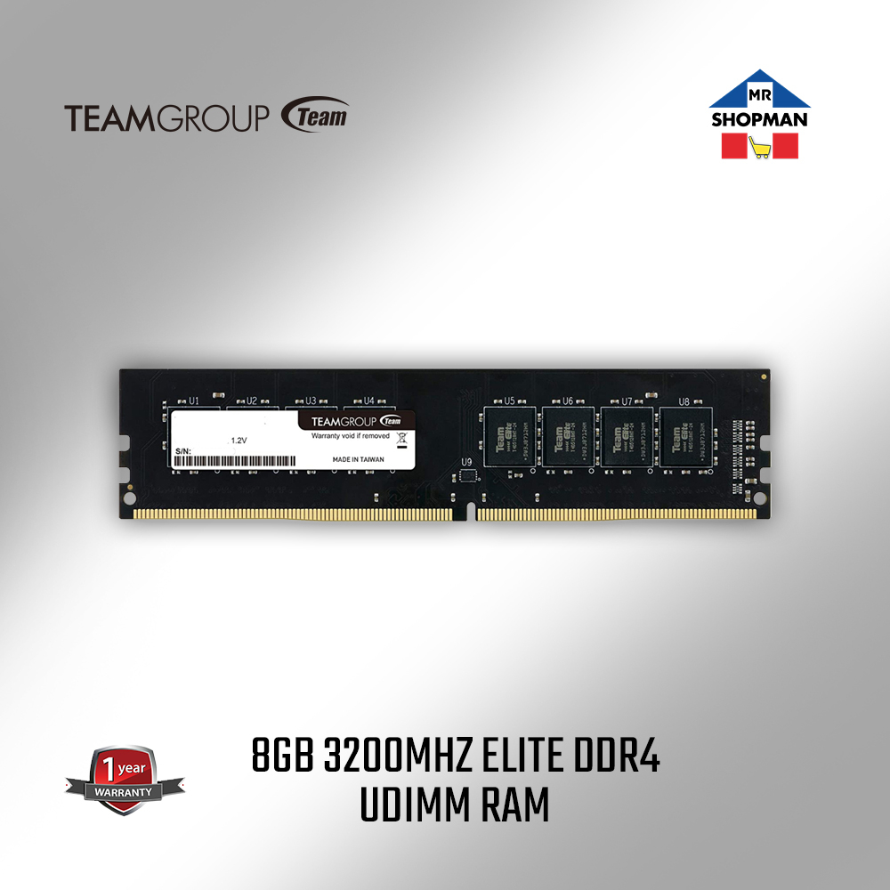 TeamGroup Team Elite 8Gb 3200mhz (No Heatsink) DDR4 RAM | Shopee Philippines