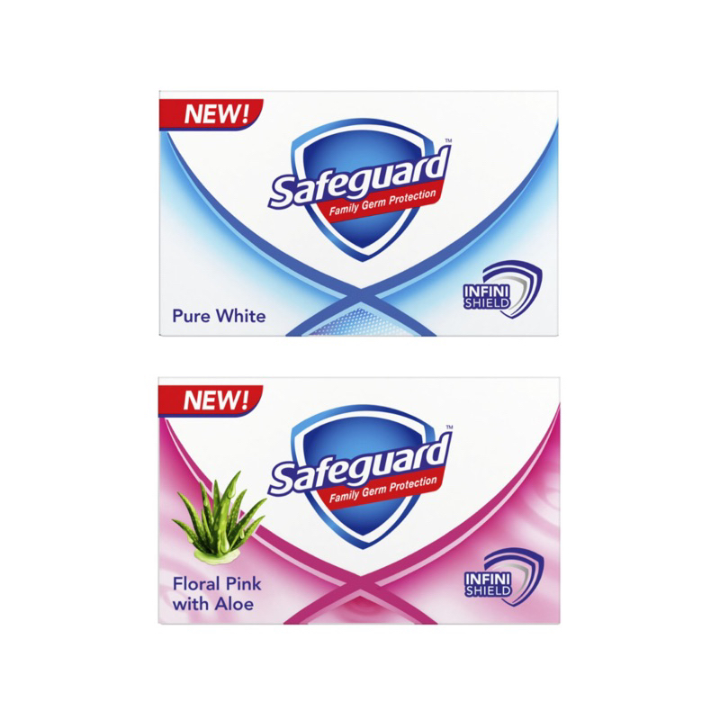 SAFEGUARD Soap Pure White and Floral Pink With Aloe 130g | Shopee ...