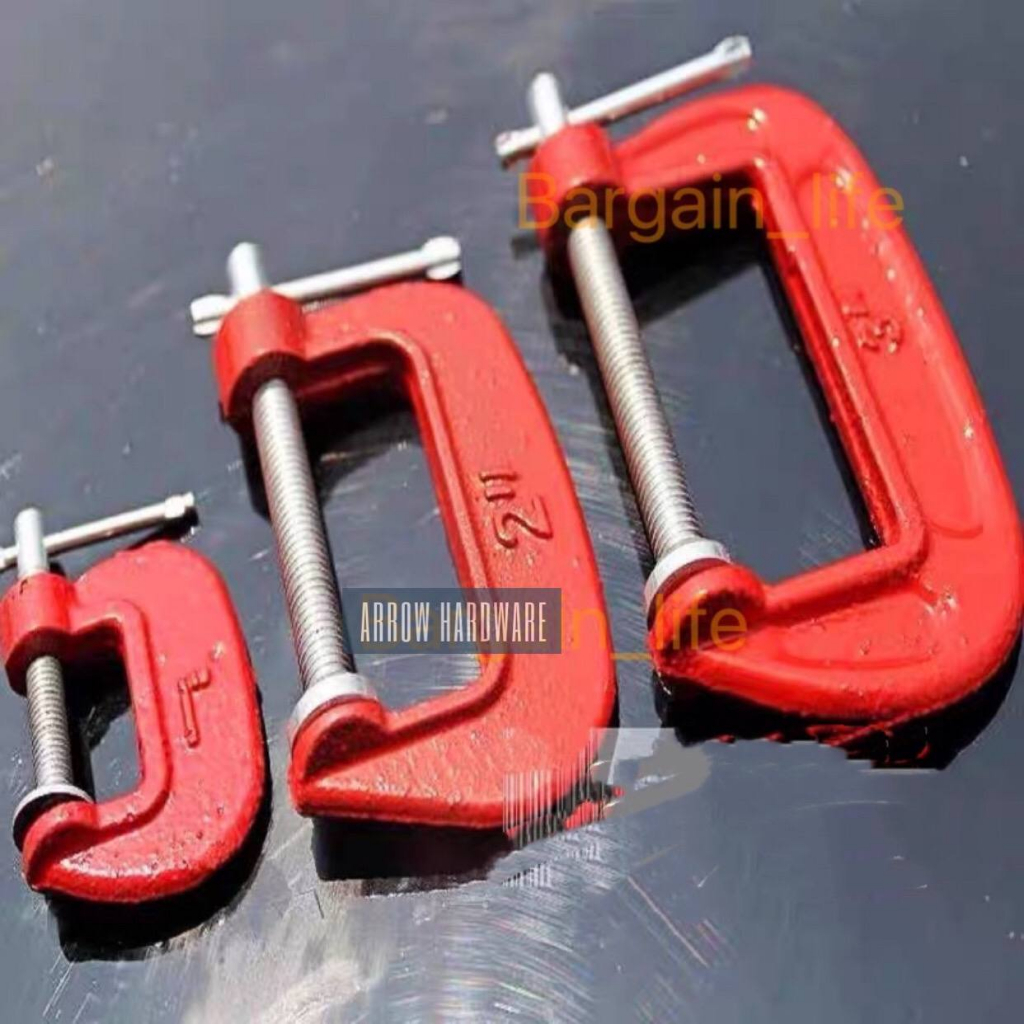 3pcs Metal G-clamp Handyman Woodworks Carpenter Vise Grip | Shopee ...