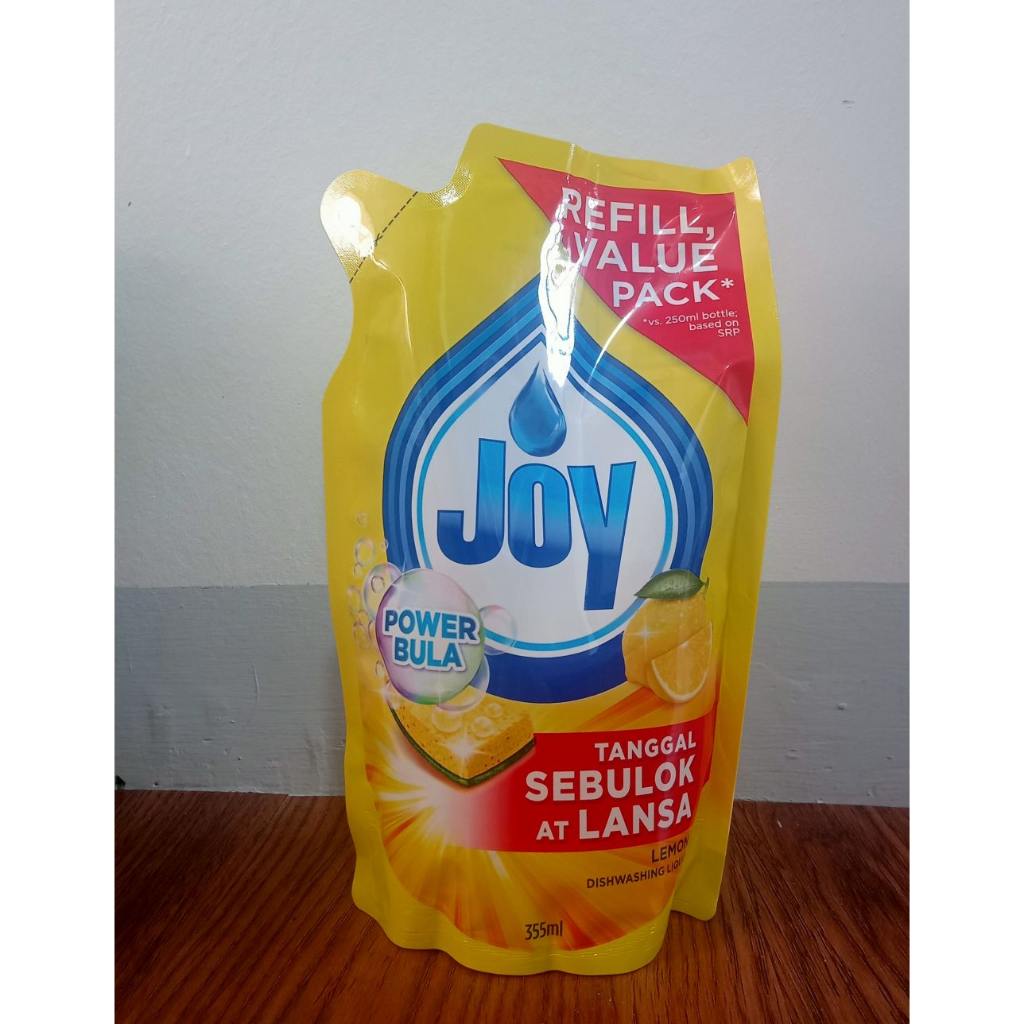 Joy Dishwashing Liquid Refill Value Pack 355ml | Shopee Philippines