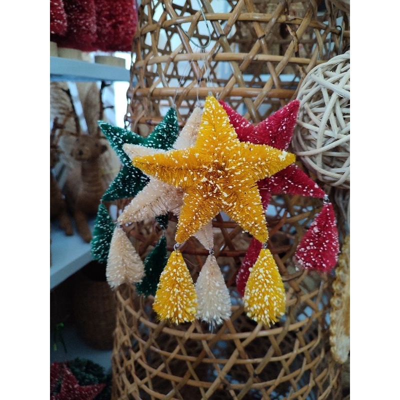 Mini Star Abaca Parol 5" L x 8" H | Shopee Philippines