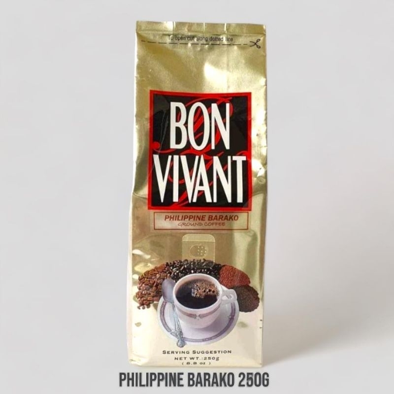 Bon Vivant Ground Coffee Mix Philippine Barako 250g | Shopee Philippines