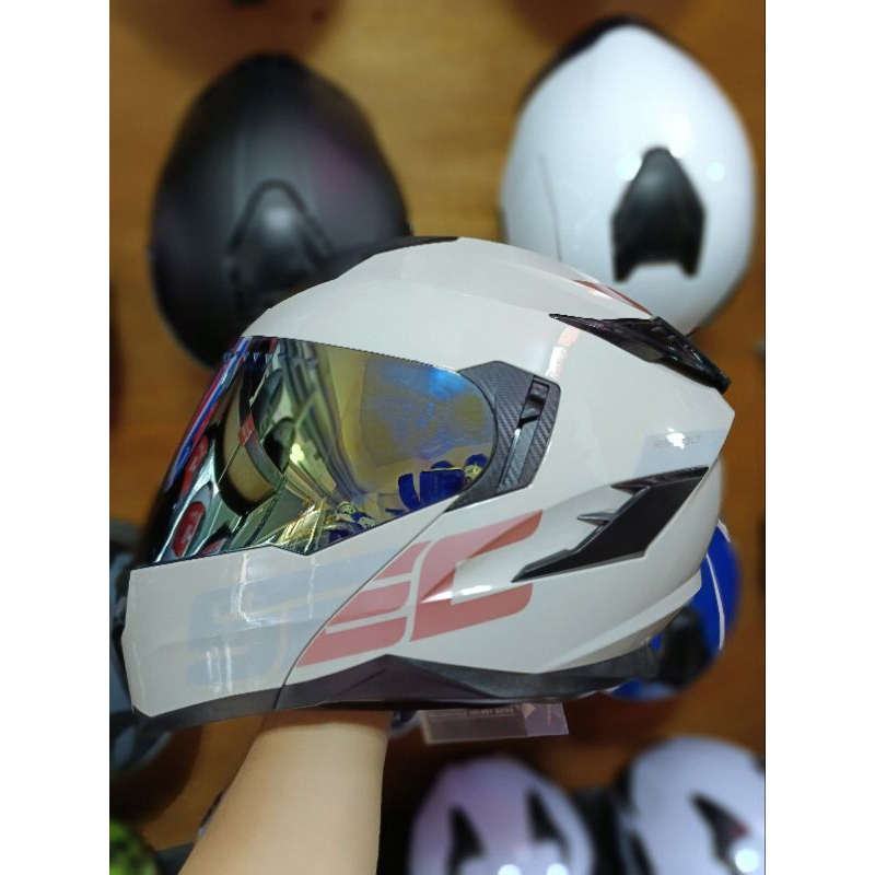 Sec Revolt 2023 Modular Dual Visor (FREE CLEAR LENS/SPOILER) | Shopee ...
