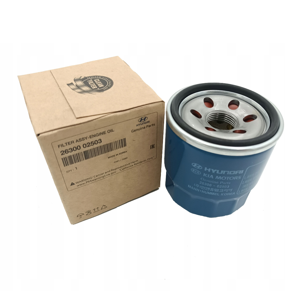Oil Filter 26300-02503 for Hyundai Accent, Getz, Eon, i10, Kia Rio ...