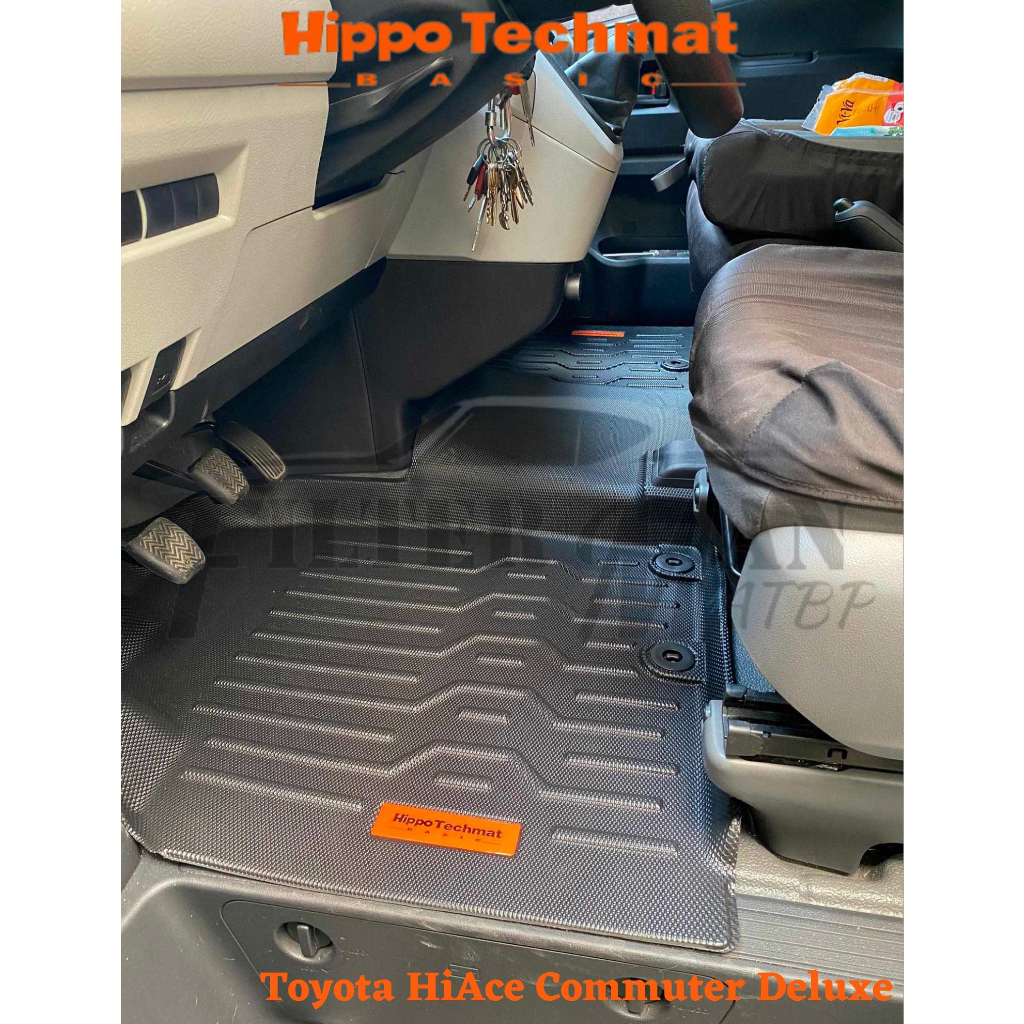 TOYOTA HI-ACE COMMUTER DELUXE 2019-2024 HIPPO TECHMAT BASIC FULL SET ...