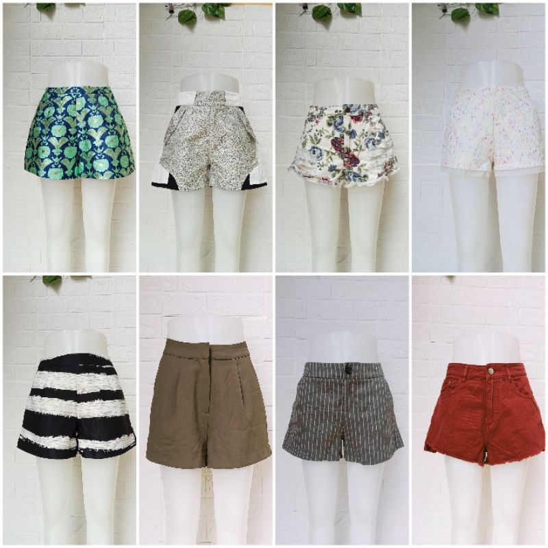 ukay cotton by zipper shorts SOME ARE BRANDED, AND LIKE NEW(waistline25 ...