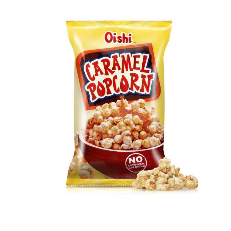 OISHI POPCORN CARAMEL 60G | Shopee Philippines