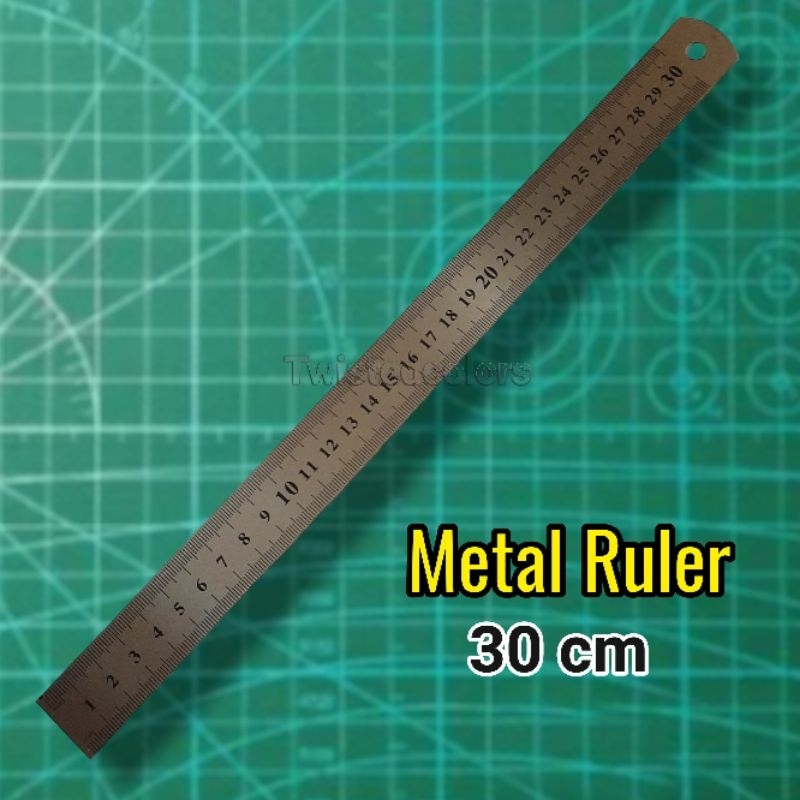Metal Ruler 12 Inches / 30 Cm | Shopee Philippines