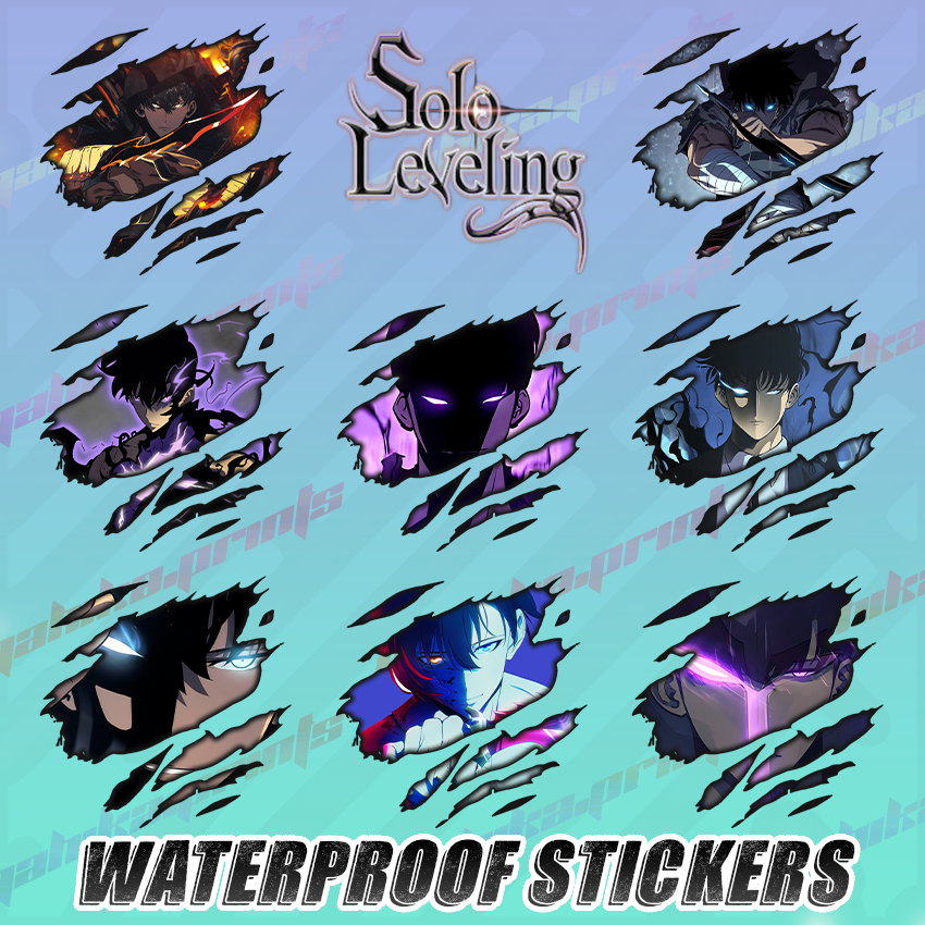 SOLO LEVELING - SUNG JIN-WOO 】SCRATCH WATERPROOF VINYL STICKER SET 1 ...