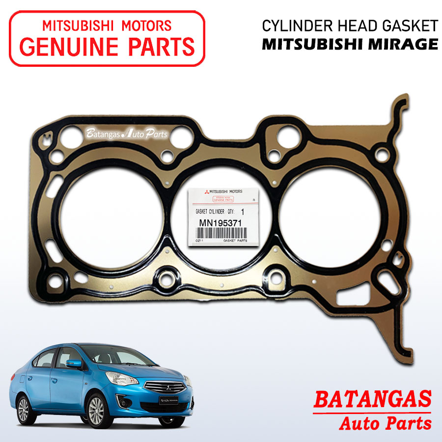 GENUINE CYLINDER HEAD GASKET MITSUBISHI MIRAGE HATCHBACK / G4 | Shopee ...