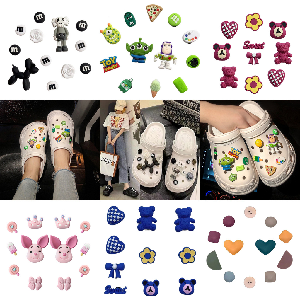 Crocs jibbitz charms Hole Shoes Flower Decoration Buckle DIY ...