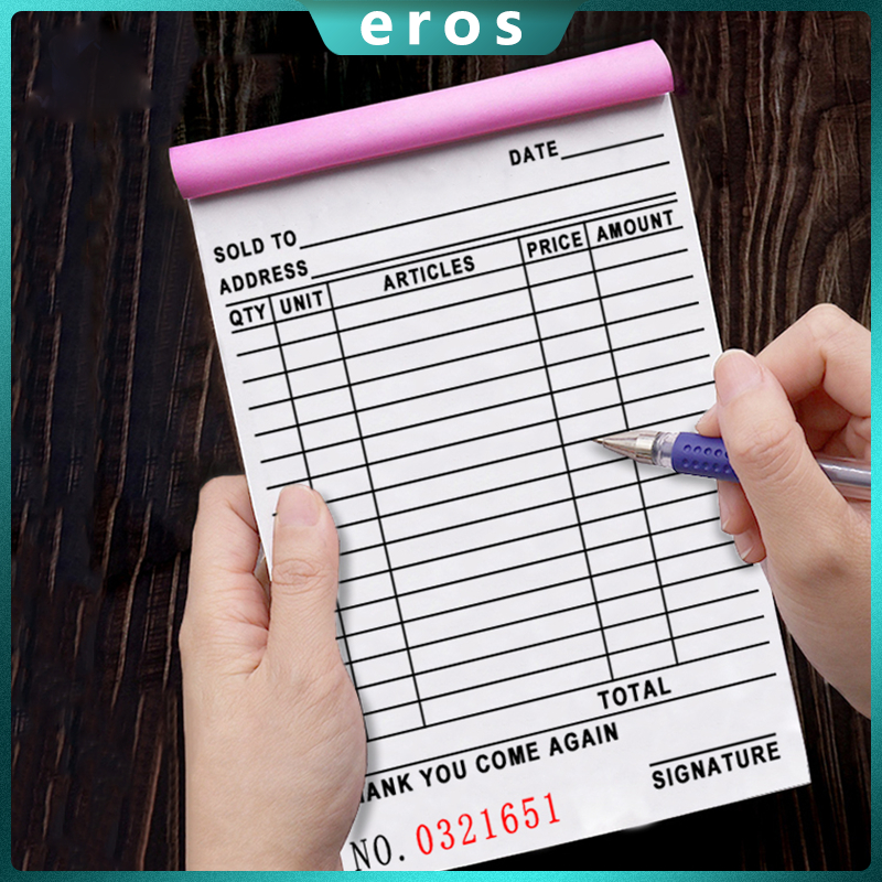Receipt list 2 copies 3 copies Wholesale price carbonized paper receipt ...