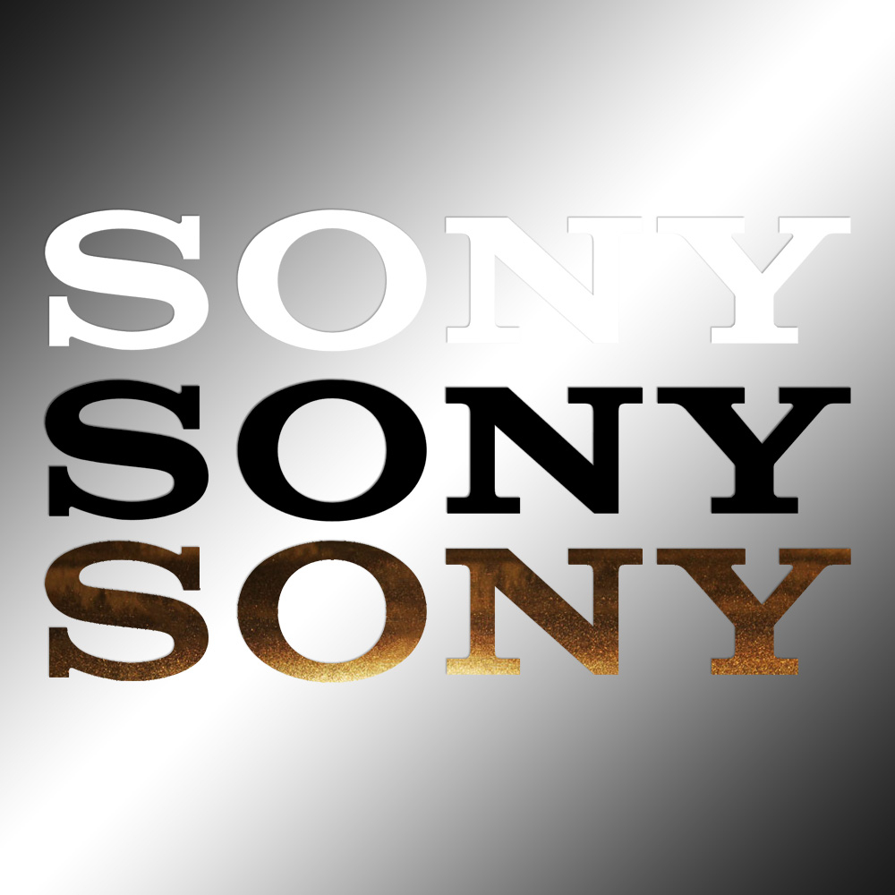 Stickers | (2) Sony | Weather Proof Decals | Logo | die-cut | 3 inches ...