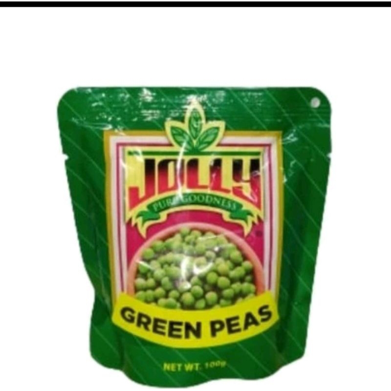 Jolly Pure Goodness Green Peas 100g | Shopee Philippines