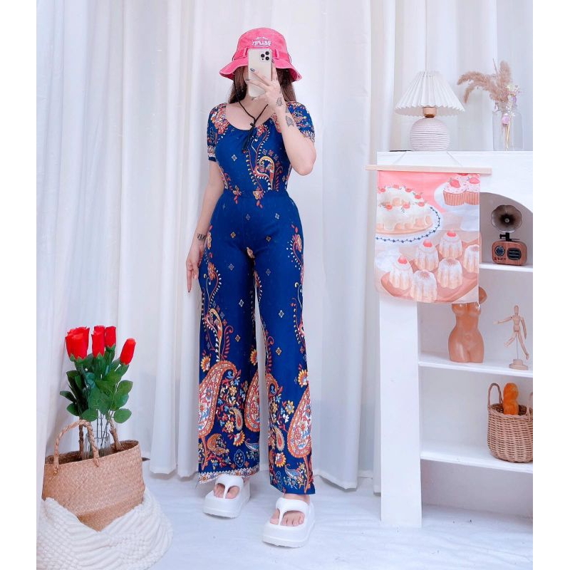 ABBY TERNO/ BLOUSE SENEPA PRINT | Shopee Philippines