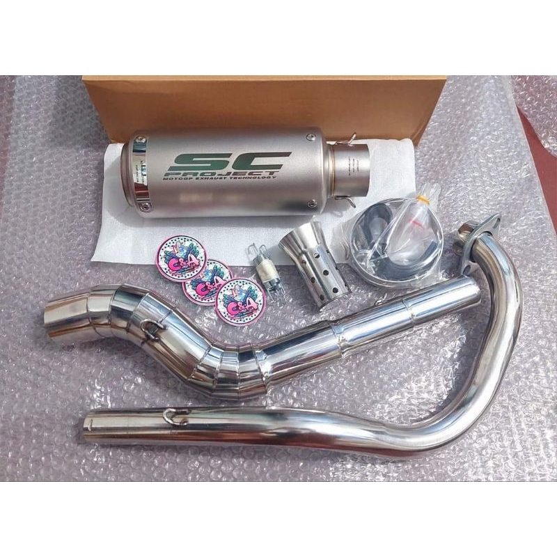 [Sniper 150/155 ] QUALITY SC PROJECT EXHAUST PIPE + BIG ELBOW ...