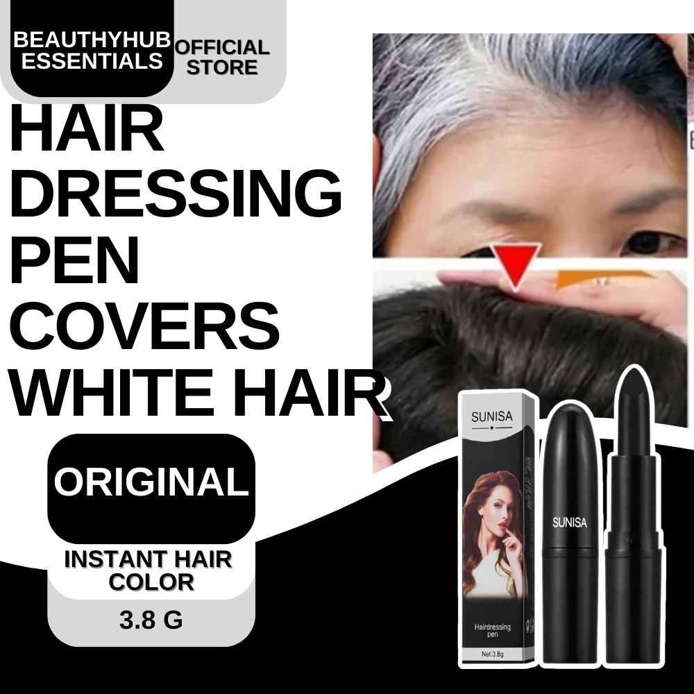 Sunisa Hair Dressing Pen Cover White Hair Original Instant Hair Color ...