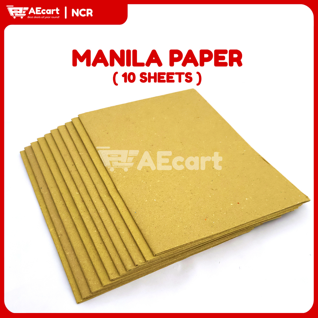 10sheets Folded| 𝐌𝐀𝐍𝐈𝐋𝐀 𝐏𝐀𝐏𝐄𝐑 | 36"X48" | aecart | Shopee Philippines