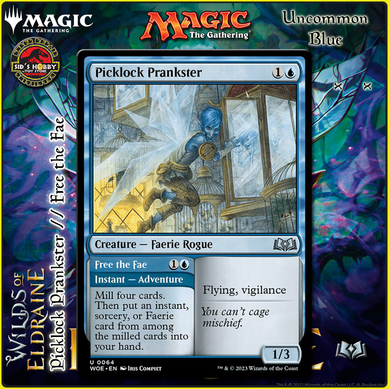 Picklock Prankster // Free the Fae x x Wilds of Eldraine Blue Uncommon ...