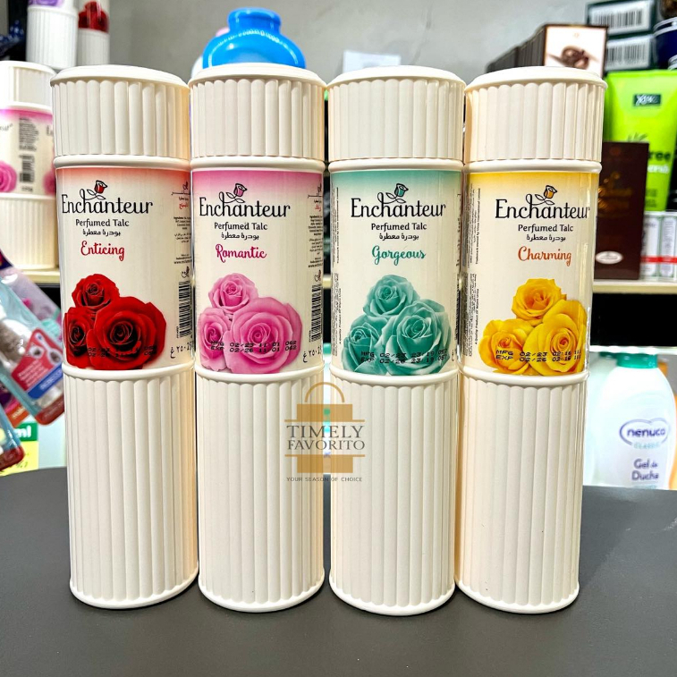 Enchanteur Charming/Alluring/Enticing/Romantic/Gorgeous Perfumed Talcum ...