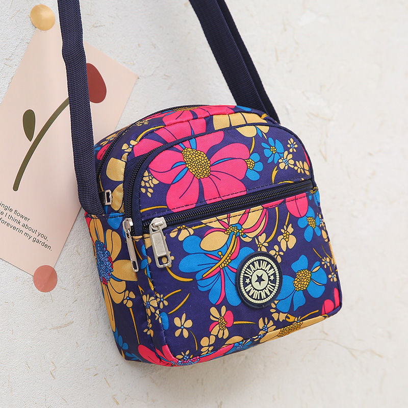 Single shoulder diagonal mini bag casual Oxford cloth women's bag ...
