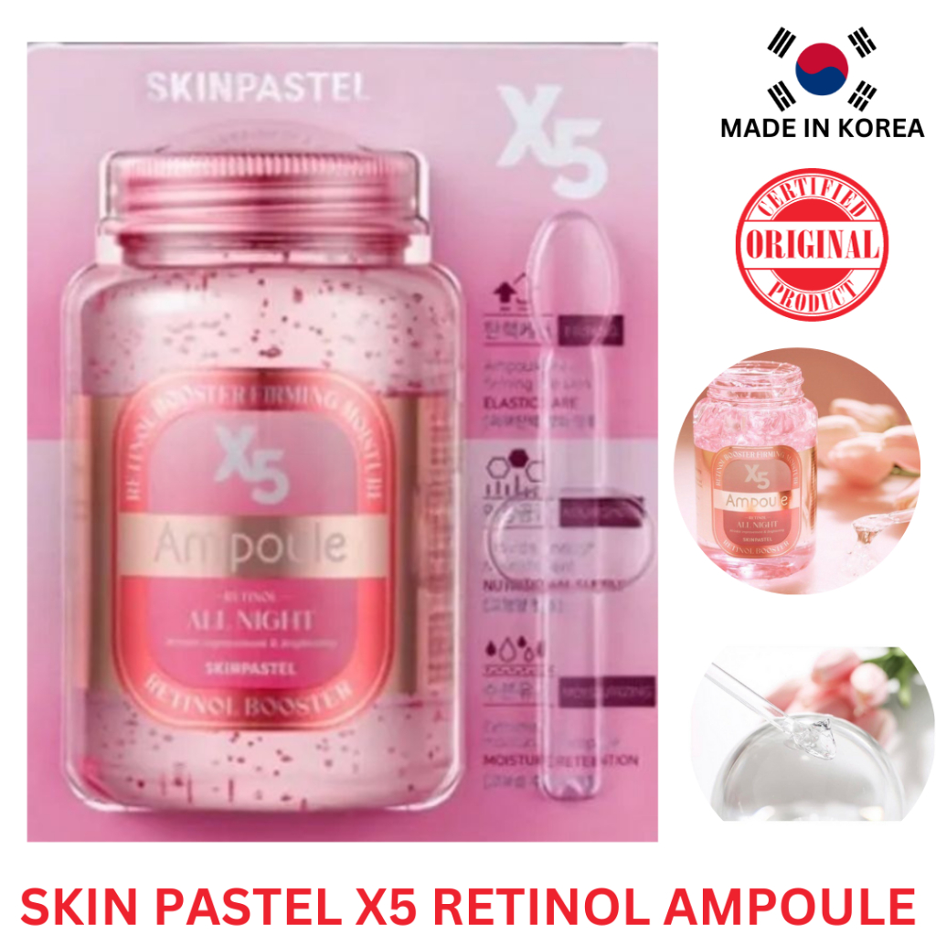 Skin Pastel Authentic x5 All Night Retinol Ampoule Serum Wrinkle ...