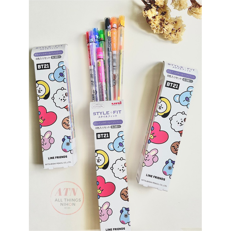 BT21 and Uni Style Fit Pen and Ink Collaboration Series | Shopee ...