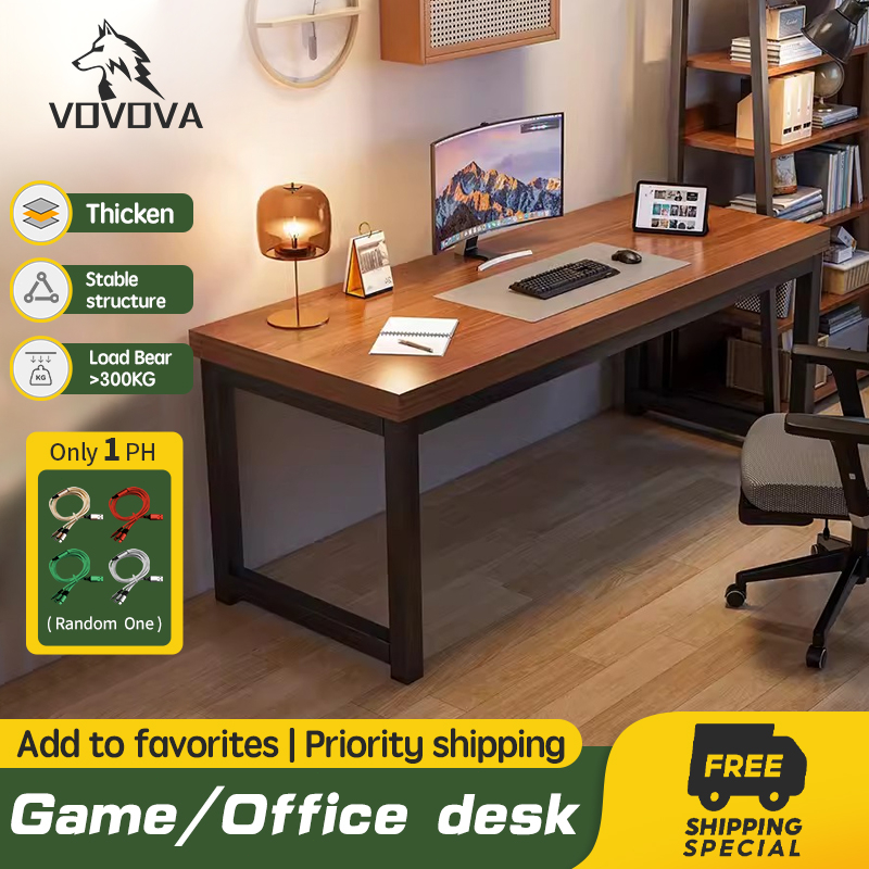 VOVOVA 80/120/140CM Study Table Office Desk New Design Laptop Desk ...